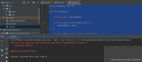 以太坊学习路线——（一）在idea中编译solidity合约solc Windowsexe Csdn博客
