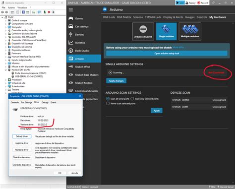 BUG With New Arduino Driver In W11 Issue 1298 SHWotever SimHub