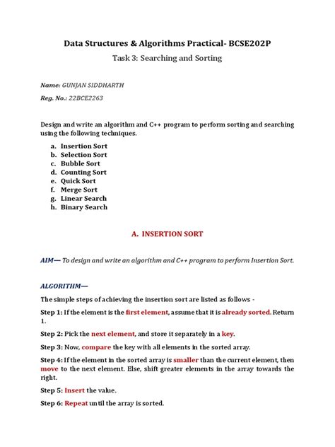 T3 Searching Sorting Pdf Algorithms Discrete Mathematics