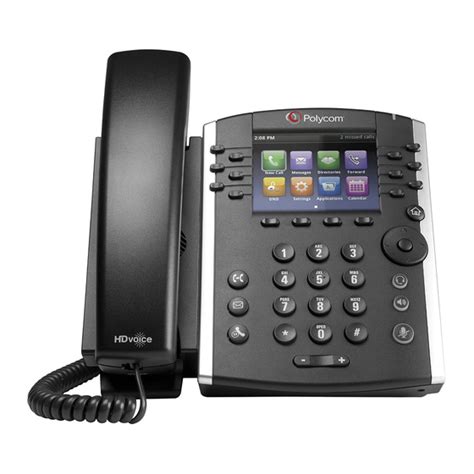 Polycom Vvx410 Phone Manual Pdf Download Manualslib