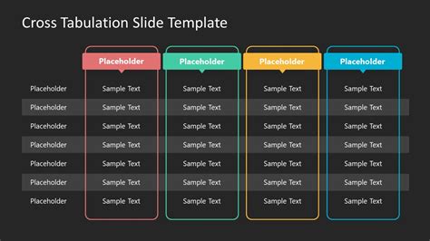 Cross Tabulation Powerpoint Template