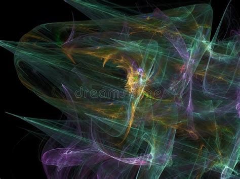 Abstract Digital Fractal Decoration Futuristic Texture Dynamic Design Creative Design Glow