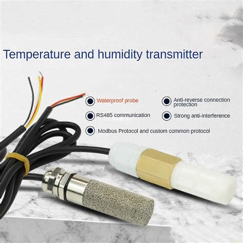 DC V RS Temperature And Humidity Transmitter Modbus XY MD Collector Temperature And