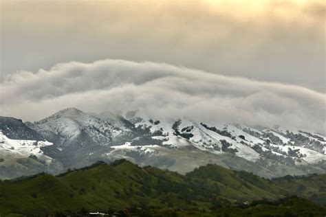 Photos Rare Winter Storm Delivers Snow Across The Bay Area