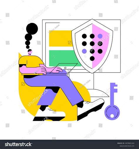 Secure Web Traffic Abstract Concept Vector Stock Vector Royalty Free 2079921322 Shutterstock