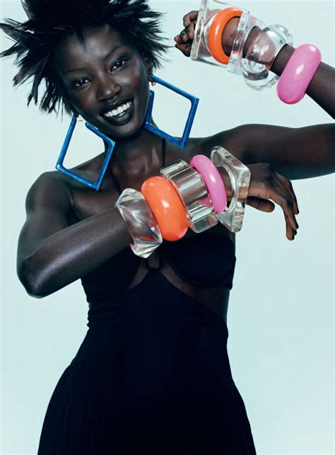 Anok Yai In Spell It Out For British Vogue December 2022 Pearch — Anne Of Carversville