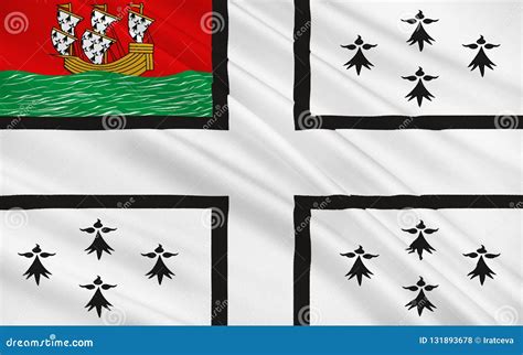 Flag Of Nantes France Stock Illustration Illustration Of Flag 131893678