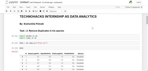 snehankita patnaik on linkedin successfully completed task 2 remove duplicates identified and