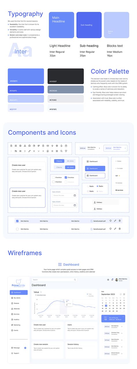 Crm System For Dental Clinic Medical Crm Ux Ui Behance