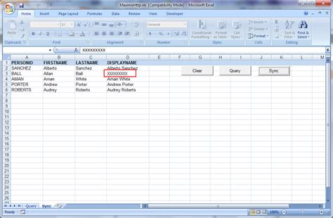 Maximodev Sync Data Between Maximo And Excel