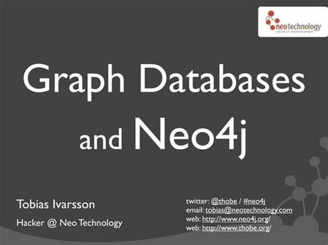 introduction to graph databases