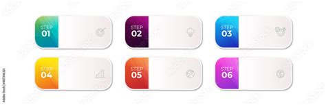 Line Step Infographic Options Workflow Diagram Circle Timeline Number Infograph Process