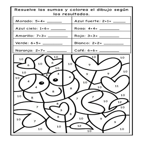 Ejercicios De Matematicas Para Primer Grado