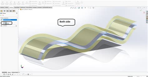 Design Tech Academy Solid Works Thicken And Creating Solid From Enclosed Volume In Solidworks