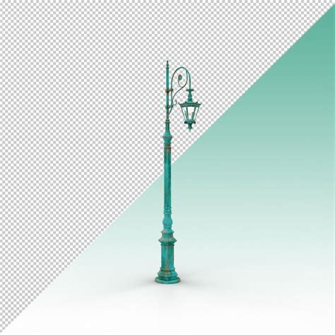 Premium Psd Vintage Street Lamp Isolated