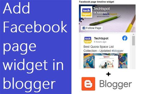 How To Add Facebook Page Widget To Blogger Blog With Pictures R