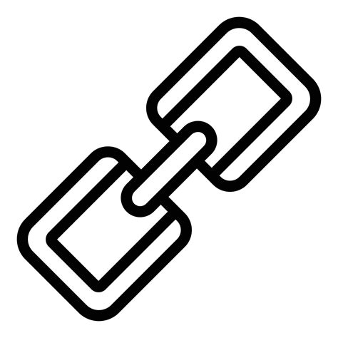 Chain Relationship Icon Outline Style 15892041 Vector Art At Vecteezy