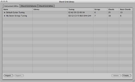 Working With Chord Grids