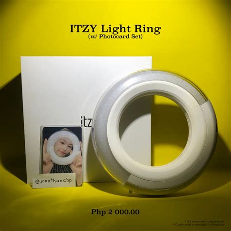 ITZY Light Ring Hobbies Toys Memorabilia Collectibles K Wave On