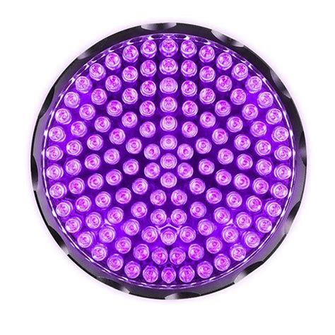 128 Led Uv Purple Light Ultraviolet Inspection Torch Portable Lamp