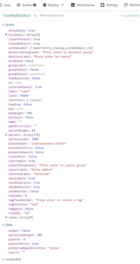 How To Set Noresult And Nooptions Slot For Vue Multiselect · Issue 694 · Vue Generators