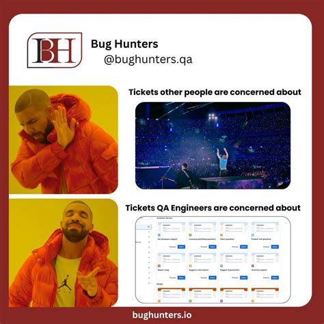 Bug Hunters® On Linkedin Coldplay Techhumor Techlife Qaengineer Softwaretesting Bughunters