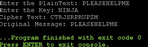 Non Monoalphabetic Vigenere Cipher Naukri Code 360