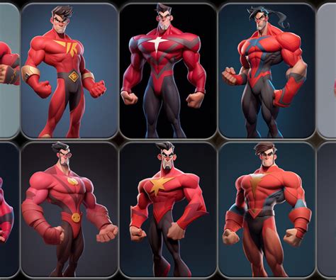Artstation 200 Stylized Wonder Man Reference Pack 4k V 31 Artworks