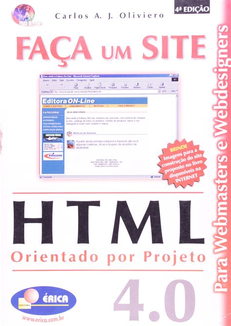 Faça Um Site Html 40 Orientado Por Projeto Conceitos E Aplicações Pdf Carlos Antonio Jose