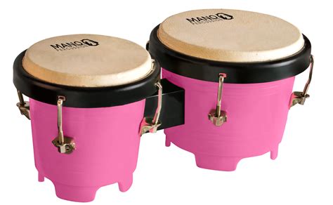 Mano Percussion Tunable Mini Bongos Pink