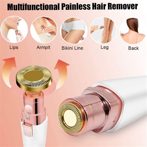 Badu Bg НОВ 2 в 1 електрически тример за вежди за жени Премахване на косми по тялото Бикини