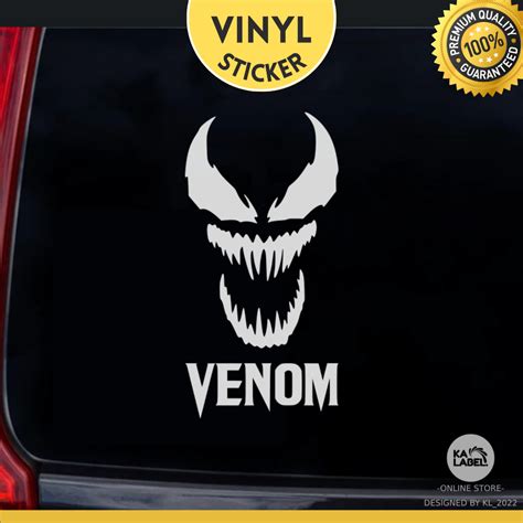 Venom Emblem Logo Vinyl Decal Sticker Emblem Logo Vinyl Decal