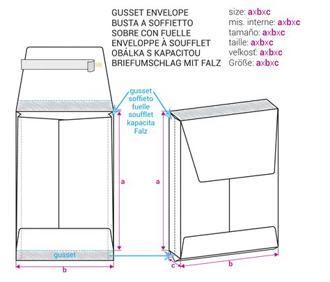 254x178x25 White Gusset Envelope Ps 120gsm Opaque