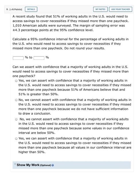 Solved 8 6 Points Details My Notes Ask Your Teacher A