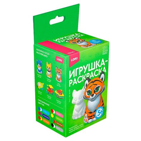 Набор для детского творчества 3d Art Игрушка раскраска Тигр Ир 028 Lori купить с доставкой по