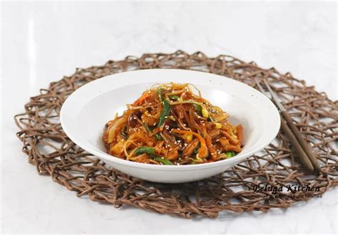 간단 원팬 매운 콩나물잡채 만드는 법 빨간 부추 어묵 잡채 황금레시피 재료 양념 네이버 블로그