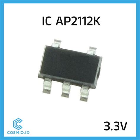 Jual Ic Ap2112k 3 3 Regulator Ldo 3 3v 0 6a Smd Sot23 Shopee Indonesia