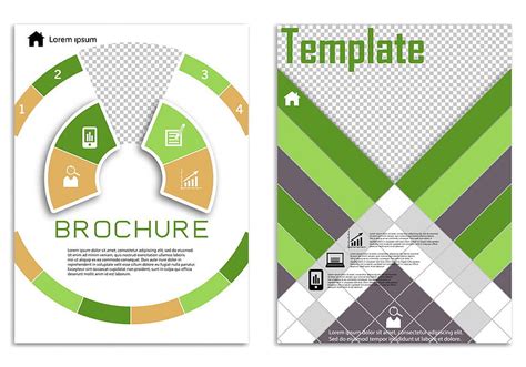 플라이어 디자인 비즈니스 브로슈어 서식 파일 연간 벡터 Eps Ai Uidownload