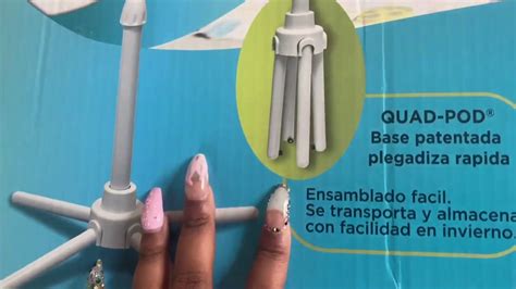 Comfort Zone 16 In Oscillating Stand Fanunboxing Assemblying Youtube