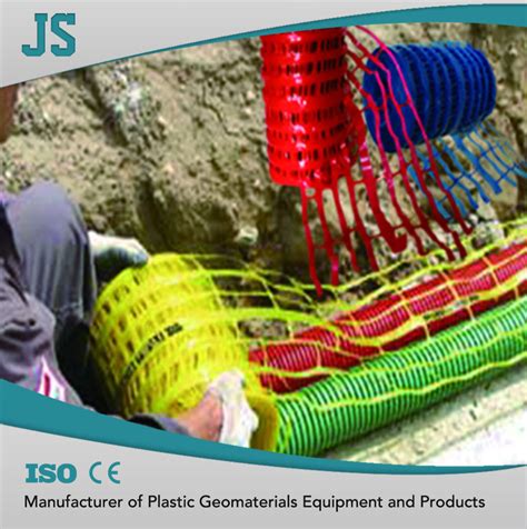 Gas Warning Net Mesh Making Machine Plastic Net Machine And Geonet Machine