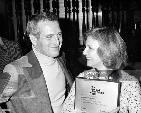 Paul Newman And Joanne Woodward Pictured In New York Circa 1974