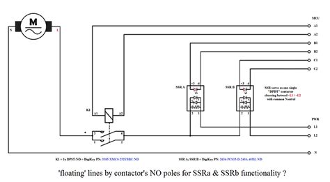 are ssr closing load contacts without being in live circuit aka