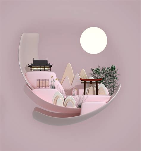 C4D场景 原创设计作品展示 大美工dameigong cn