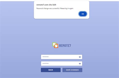 Password Retrieval Remote7