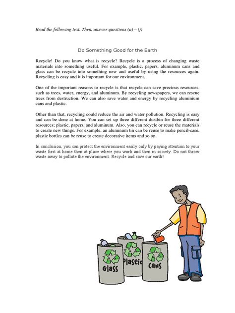 Pdf Recycle Reading Comprehension Dokumen Tips