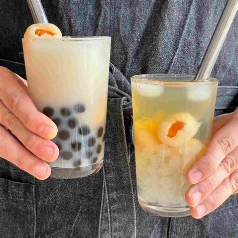 Lychee Boba Recipe Fruity Bubble Tea 2 Ways