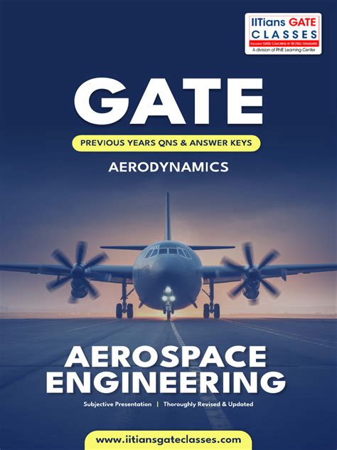 aerodynamics gate pyqs ae qns and answer keys pdf