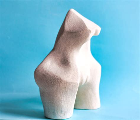 Ceramic Sculpture Goddess Statuette Clay Figures Minimalism Erotic Sculpture Sex Lust Female
