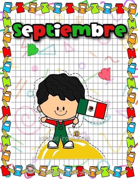 Pin De Karina Serrato Leon En Portada Septiembre Agenda Escolar Para
