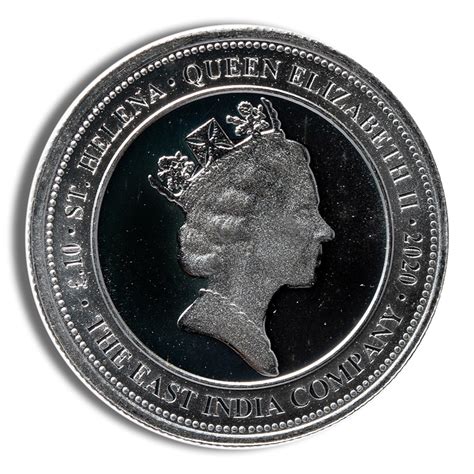 110 Oz St Helena Spade Guinea Shield Silver Coin Year Varies
